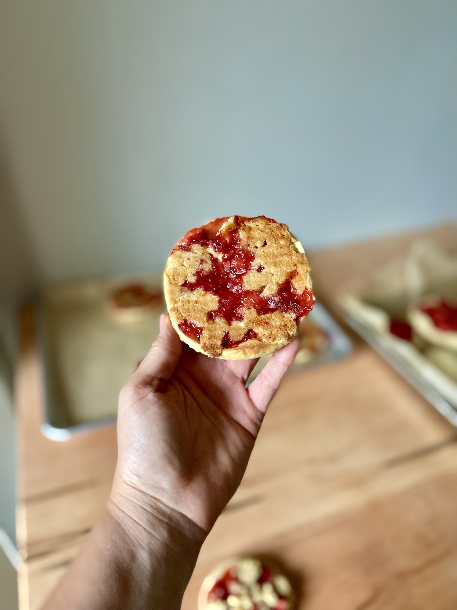 Strawberry Shortcake Sourdough Cookies Recipe